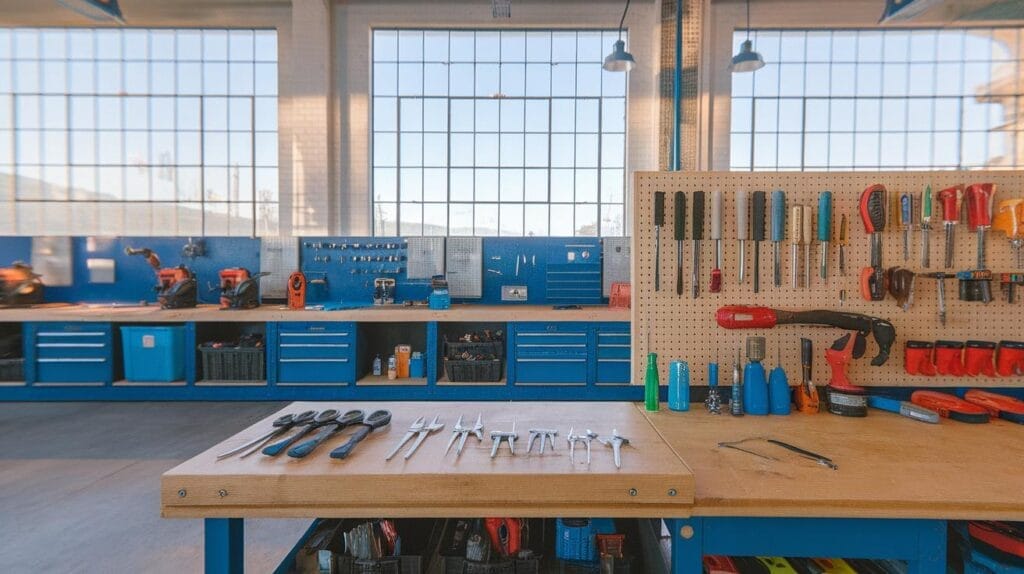 Work Bench Setup Ideas For Efficient Workshops – Hello Homey!