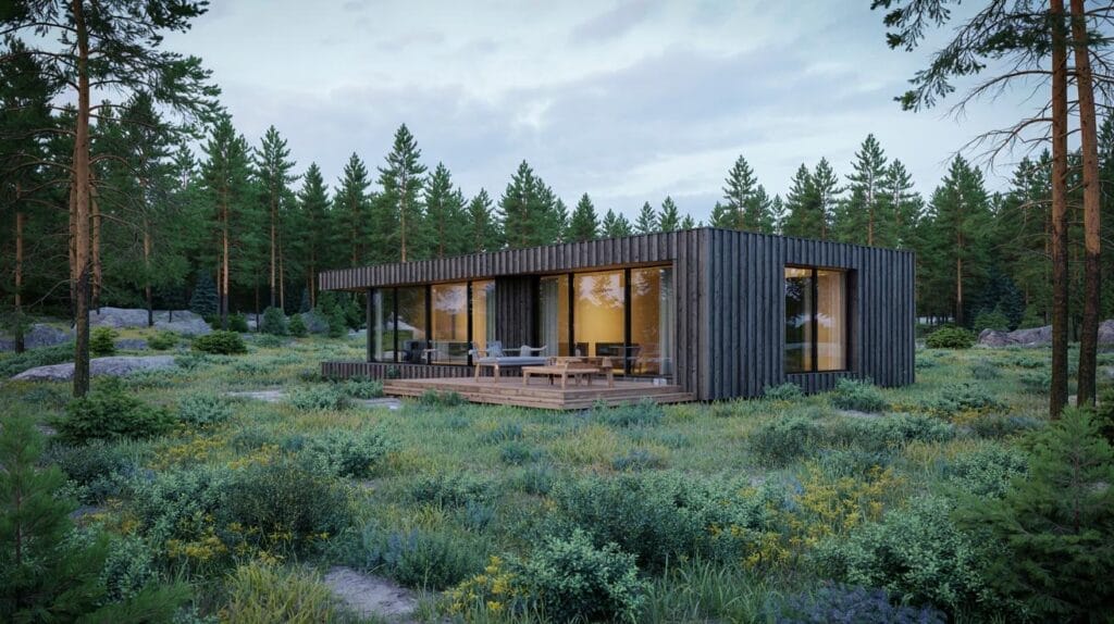 Rustic Charm In A Scandinavian Cabin Retreat – Hello Homey!