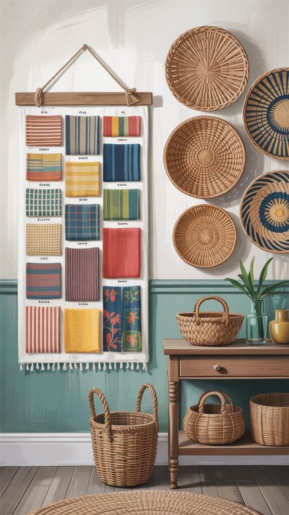 How To Style A Boho Wall With Textiles And Art – Hello Homey!