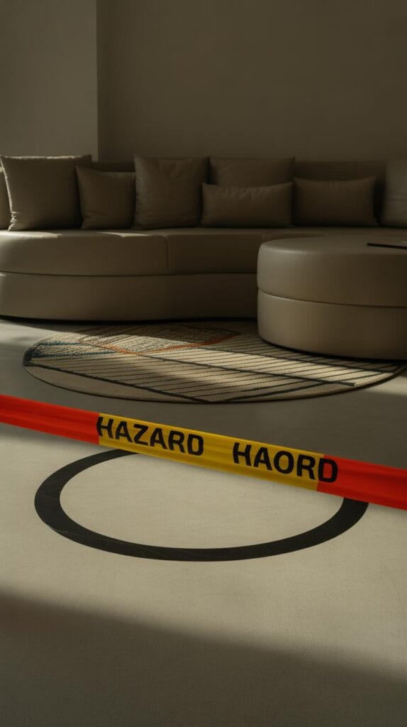 Round Coffee Table Styling That Solves Awkward Room Layouts – Hello Homey!